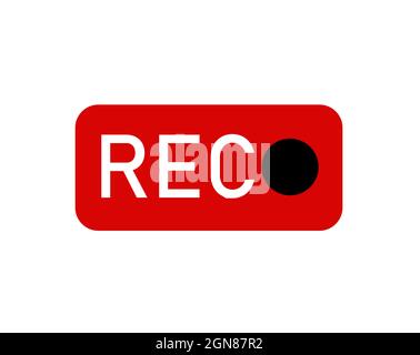 Recording Button Vector illustration Stock Vector Image & Art - Alamy