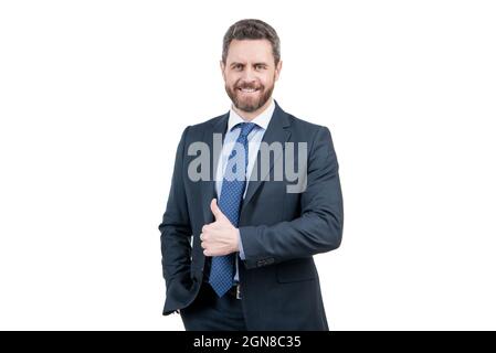 Achieving customer satisfaction for business success. Happy manager ...