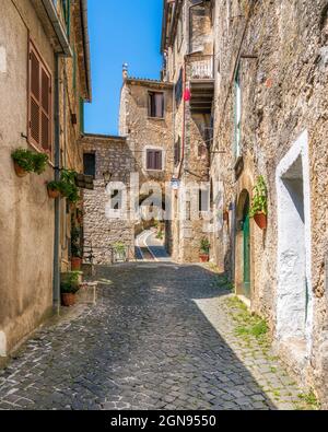 Scenic sight in Guarcino, beautiful village in the province of ...