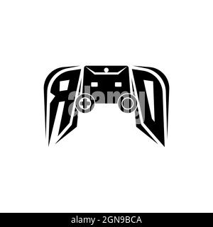 RO Initial ESport gaming logo. Modern head Skull shape template vector ...