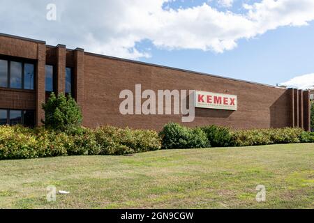 Dorval, Quebec, Canada - September 3, 2021: Close up of Kemex sign with ...
