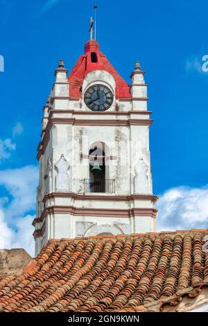 Church clock tower in Camaguey, Cuba, 2016 Stock Photo - Alamy
