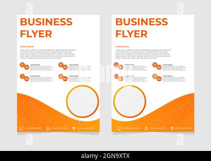 business flyer design template. flyer design template. perfect for ...