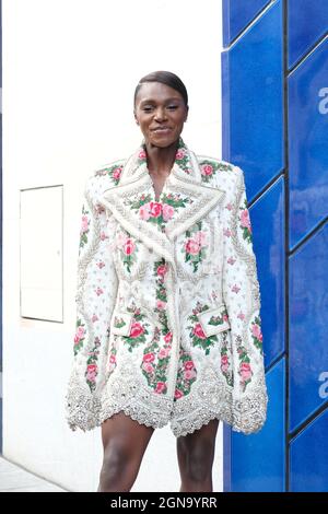 Dina Asher-Smith arrives for the British Vogue Tiffany Fashion and Film ...