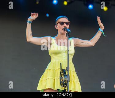 Chelsea Lee of Shaed during the Life Is Beautiful Music Festival on ...