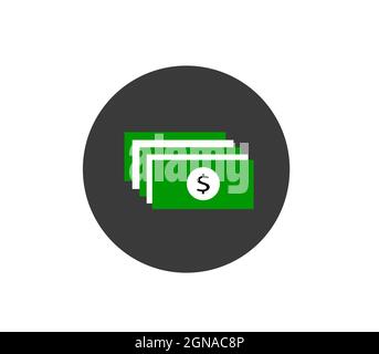 bill dollar isolated icon vector illustration design Stock Vector Image ...