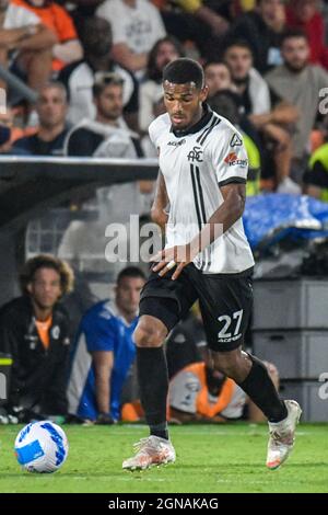 Spezia's Kelvin Amian during the italian soccer Serie A match Spezia ...