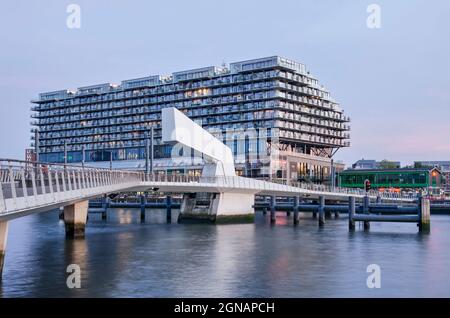 modern blue warehouse in the Rotterdam harbor area Stock Photo - Alamy