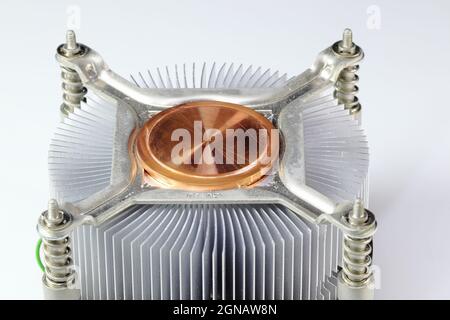 Disk array controller card( Raid ) with with double mini sas connector isolate on a white ...