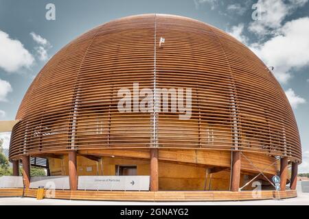 The Globe of Science and Innovation as the visitor center of CERN in ...