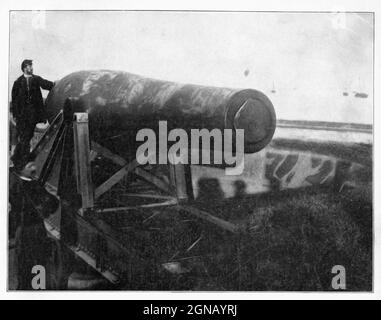 AMERICAN ARTILLERY: THE NEW 20 INCH RODMAN GUN ON FORT HAMILTON, NEW ...