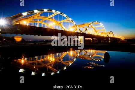 Dong Tru bridge in Ha Noi captial northern Vietnam Stock Photo - Alamy