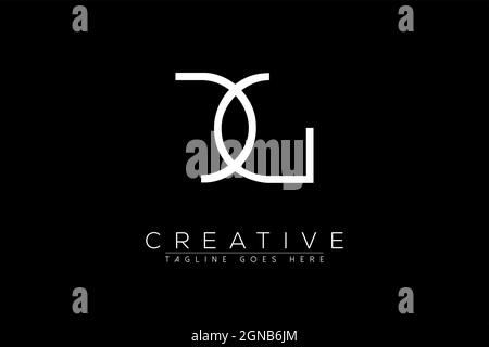 Initial letter GD DG or alphabet O Vector logo design Stock Vector ...