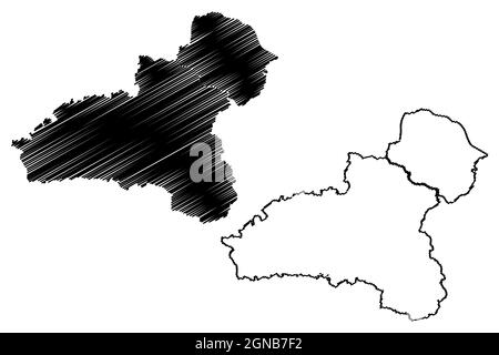 Dhule district (Maharashtra State, Nashik Division, Republic of India ...