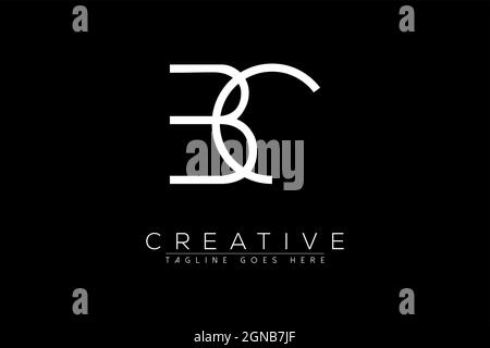 BC B C letter logo combination alphabet vector creative company icon ...