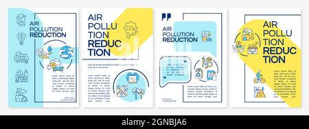 Air pollution reduction brochure template Stock Vector Image & Art - Alamy