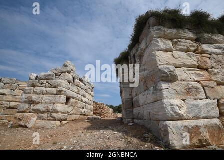 Ancient greek sculpture of the goddess Nemesis. The goddess of divine ...