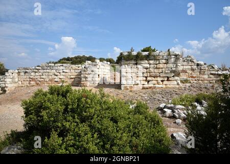 Ancient greek sculpture of the goddess Nemesis. The goddess of divine ...