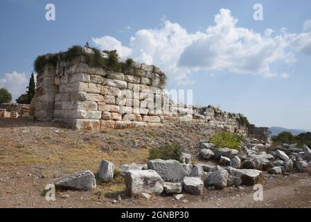 Ancient greek sculpture of the goddess Nemesis. The goddess of divine ...