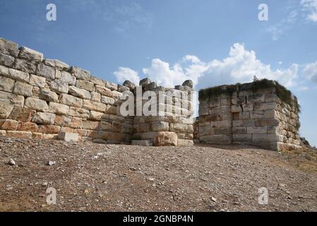Ancient greek sculpture of the goddess Nemesis. The goddess of divine ...