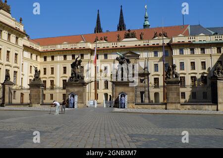 Matthias Gate at Prague Castle Stock Photo - Alamy