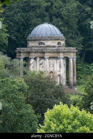 STOURHEAD, UNITED KINGDOM - Aug 20, 2021: The gateway of 18th-century ...