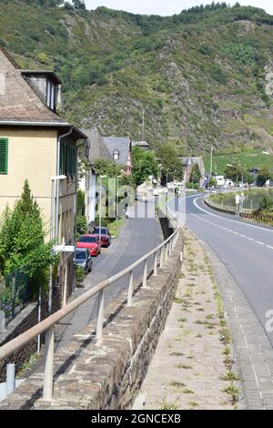 waterfront road in Karden Stock Photo - Alamy