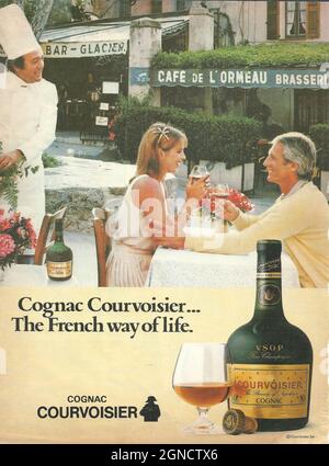 Hennessy Cognac vintage advert advertisement ad 1970s 1980s Stock Photo ...