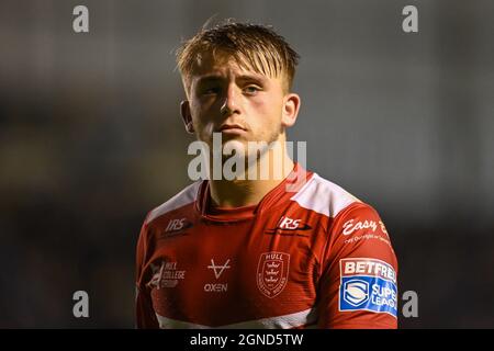 Mikey Lewis (20) of Hull KR in action during the game Stock Photo - Alamy