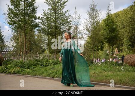 Model Lydia Butler representing The Mistress of Ural Mountains pictured ...