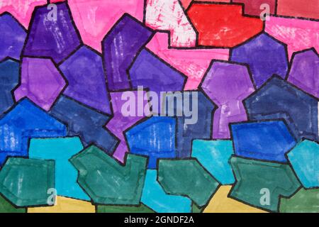 Gradient colorful background. Abstract marker texture Stock Photo - Alamy