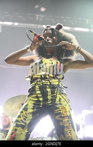 September 24, 2021, Sheffield, South Yorkshire, U.K: Nova Twins ...