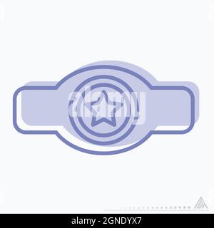 Icon Boxing 2 - Two Tone Style - Simple illustration, Editable stroke ...