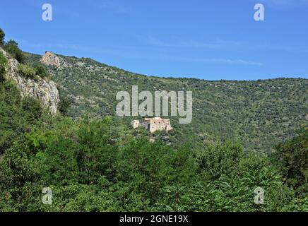 Ramparts and Fort Liberia, Villefranche-de-Conflent Stock Photo - Alamy