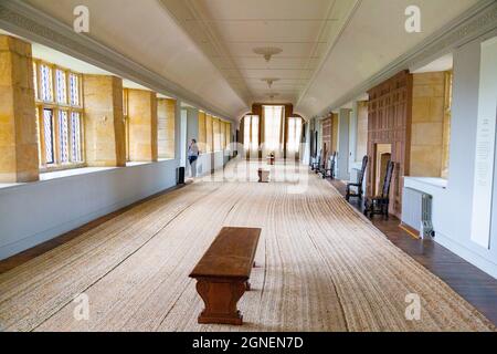 England's longest surviving Long Gallery inside Montacute House, an ...