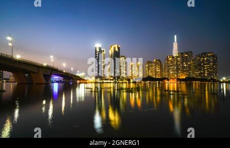 Nice cityscape in Ho Chi Minh city southern Vietnam Stock Photo - Alamy
