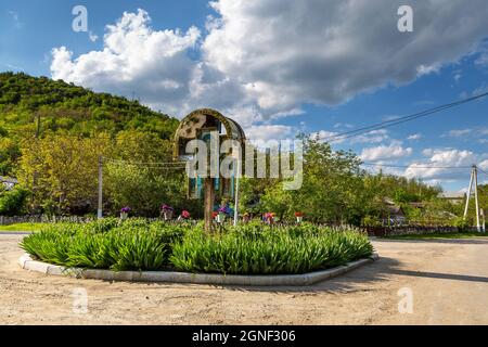 Saharna, Republic of Moldova - 01 May 2016: View of the Saharna ...