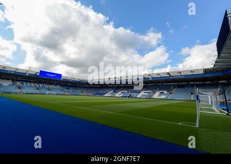 A general view of the King Power Stadium ahead of this afternoons ...