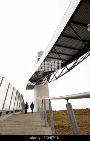 BERGISEL SKI JUMP, ZAHA HADID, INNSBRUCK, AUSTRIA Stock Photo - Alamy