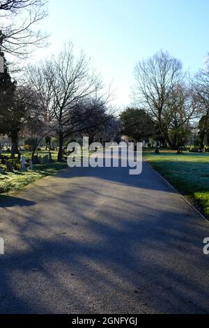 Lambeth Cemetery - Tooting London Stock Photo - Alamy