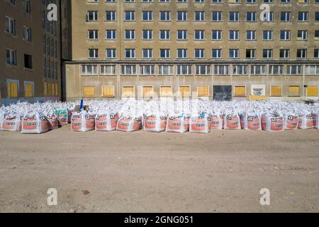 Prora building complex in the municipality of Binz on the island of ...
