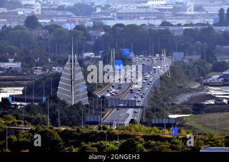 THE TRIMAST, SAILS OF THE SOUTH THE GATEWAY TO PORTSMOUTH ON THE M275 ...
