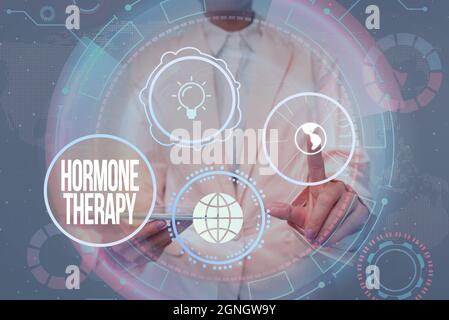 Conceptual display Menopause. Concept meaning Period of permanent ...