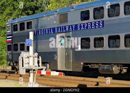 Quantico, Virginia, USA - September 23, 2021: The Virginia Railway ...