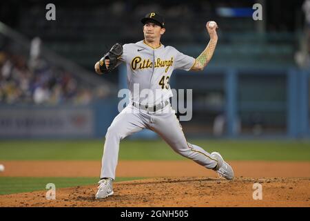 Pittsburgh Pirates pitcher Steven Brault delivers during the team's ...