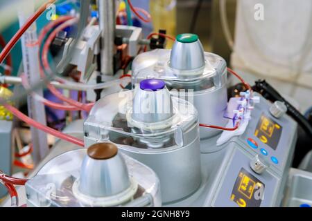 Heart lung machine cardiac pump heart surgery surgeons hospital Stock ...