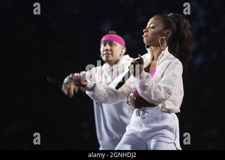 Jessica Reynoso aka J. Rey Soul singer of The Black-Eyed Peas ...