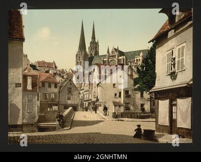 A vintage photograph of Chartres Street in New Orleans' Old French ...
