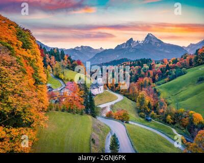 A beautiful view of a mountain in Hochkalter Stock Photo - Alamy