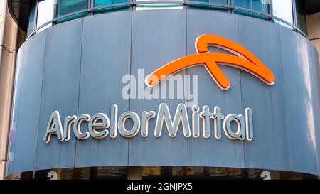 Headquarters of ArcelorMittal France, French subsidiary of the global ...